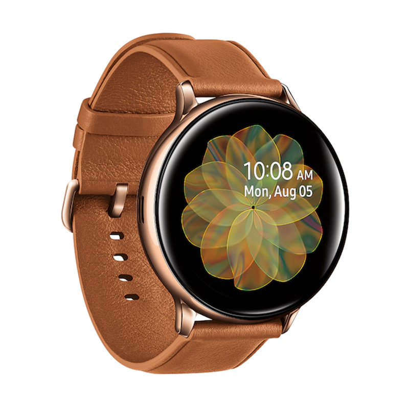 Galaxy Watch Active2 Stainless Steel - Gold-02 - Celltronics.lk