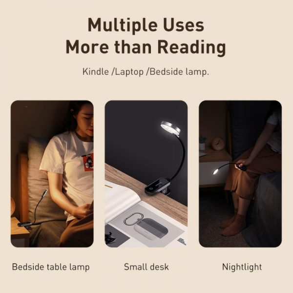 Baseus Comfort Reading Mini Clip Lamp | Celltronics.lk - Sri Lanka