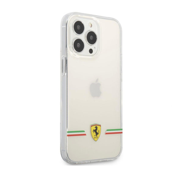 Ferrari Original Logo Transparent Case for iPhone 13 Pro | Celltronics ...
