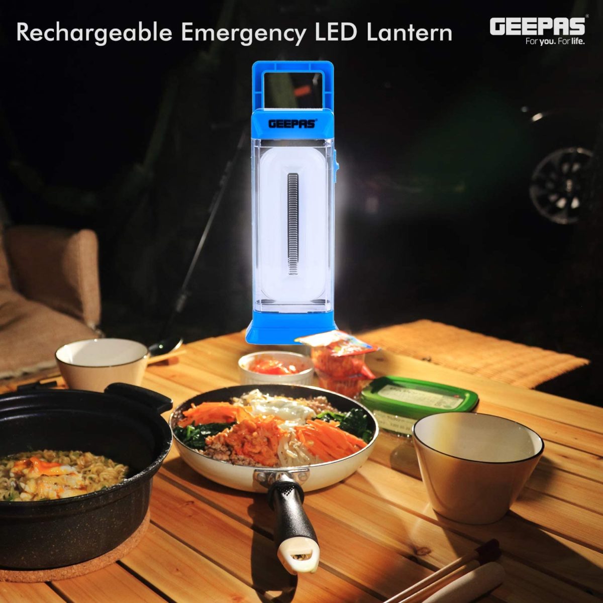Geepas GE53014 20-Piece Rechargeable LED Emergency Lantern | Celltronics.lk