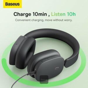 Baseus H1 Bowie 70 Hour of Battery Life Noise-Cancelling Wireless ...