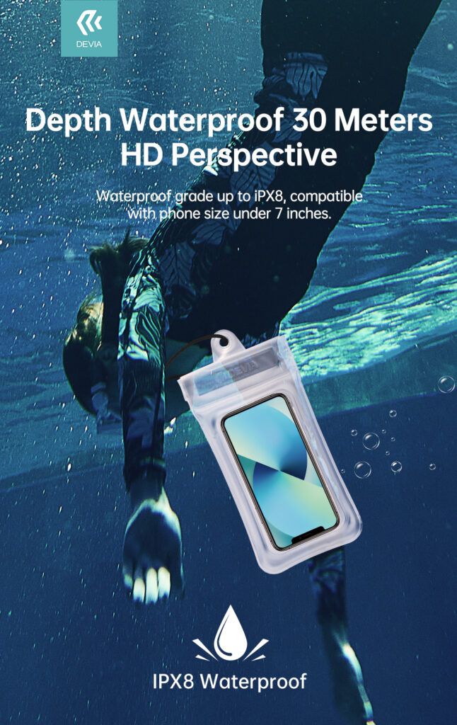 Devia Mobile Phone Floating Waterproof Bag